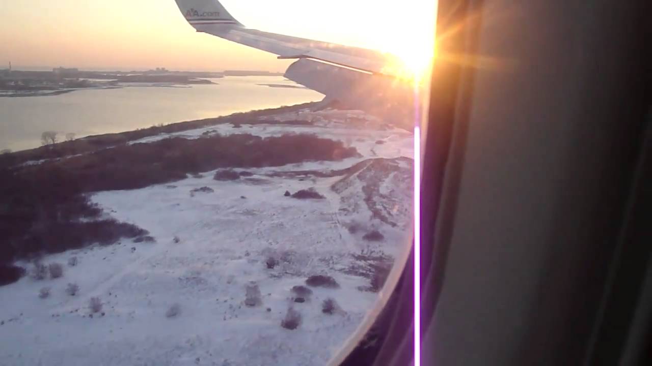 American Airlines Flight 65 Landing at JFK Airport - YouTube