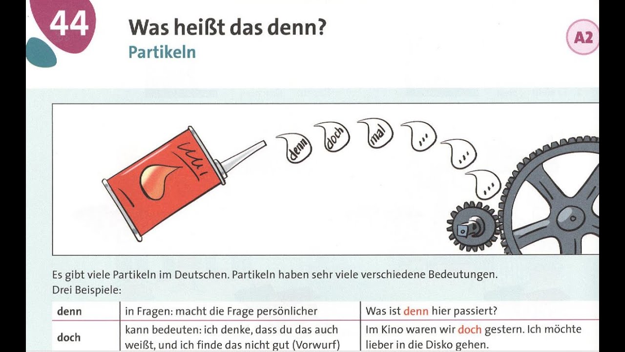 42-dars | Grammatik Aktiv A1-B1 | Partikeln - YouTube