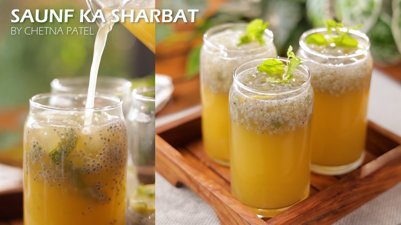 Saunf Ka Sharbat | Refreshing Summer Drink | Food Couture by Chetna ...