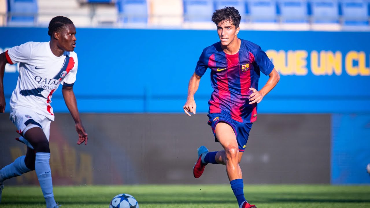 Pedro Villar vs PSG - UEFA Youth League - YouTube