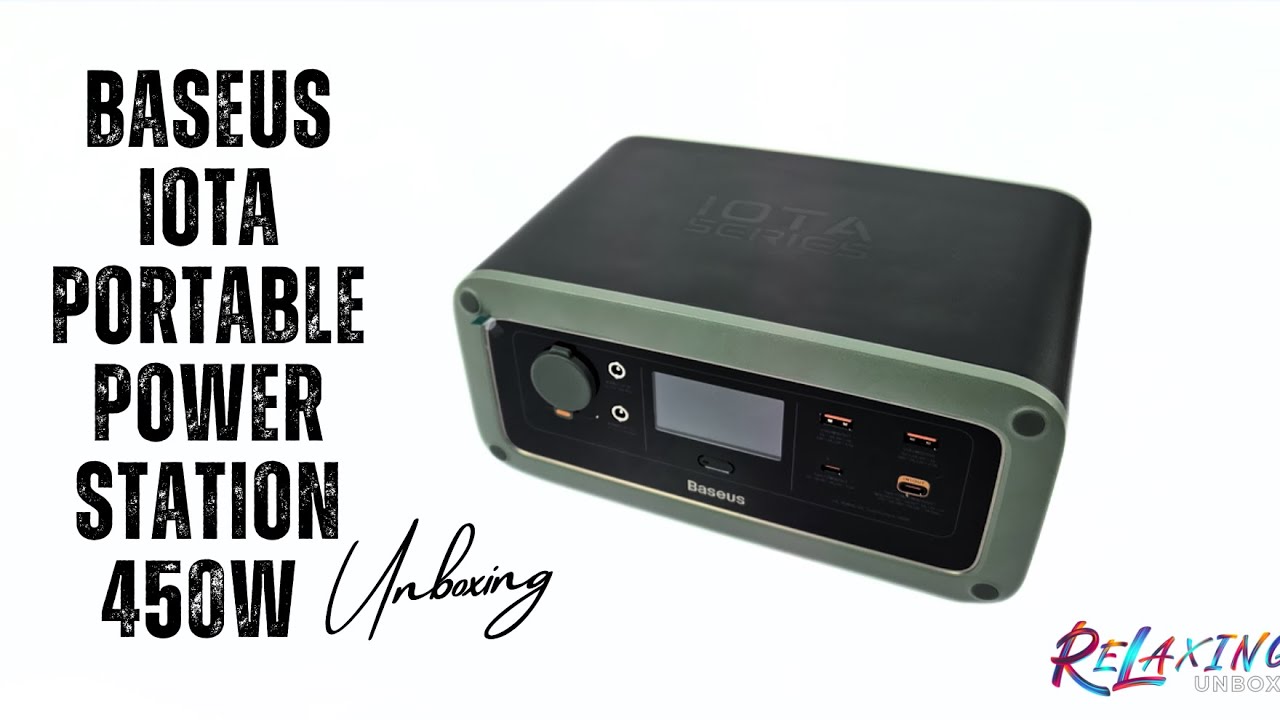 Baseus IOTA Portable Power Station 450W Unboxing - YouTube