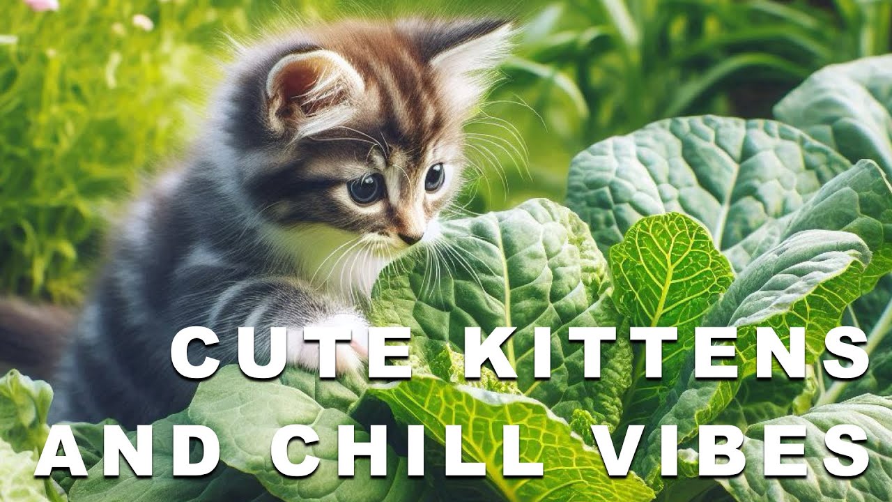 Chill Vibes & Cute Kittens: Relaxing Spring and Summer Scenes with Soft ...
