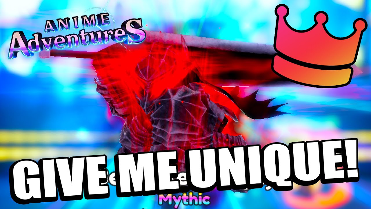 GIVE ME UNIQUE GUTS! Anime Adventures Rerolls! - YouTube