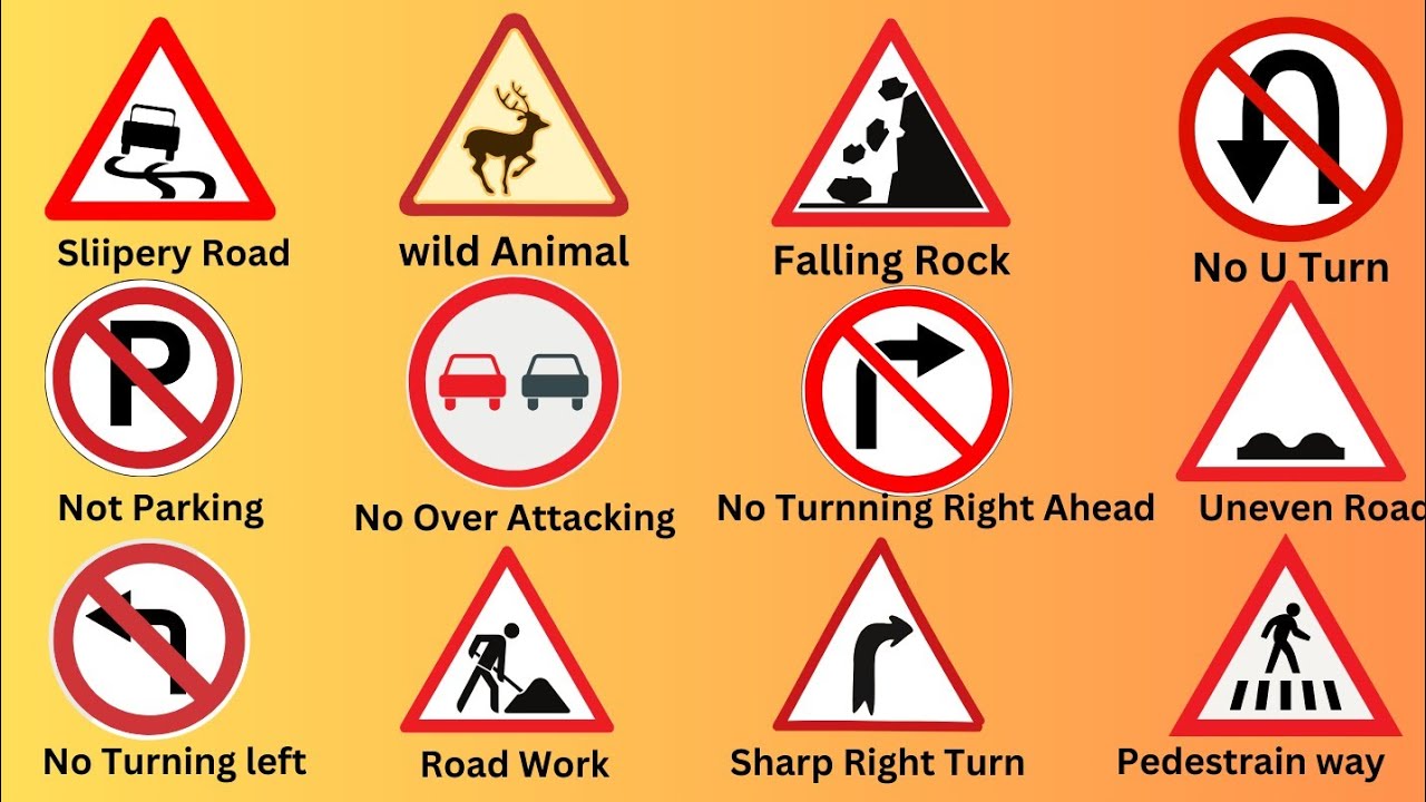 20 Important ROAD SIGN That Every Citizen Must Have To KNOW| ROAD SIGNS ...