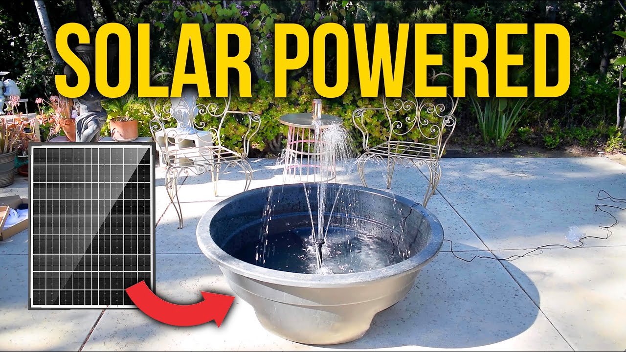 Solar Powered Patio Bowl by POPOSOAP - YouTube