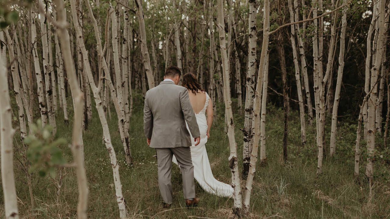 Brett & Dakota // Cochrane Wedding - YouTube
