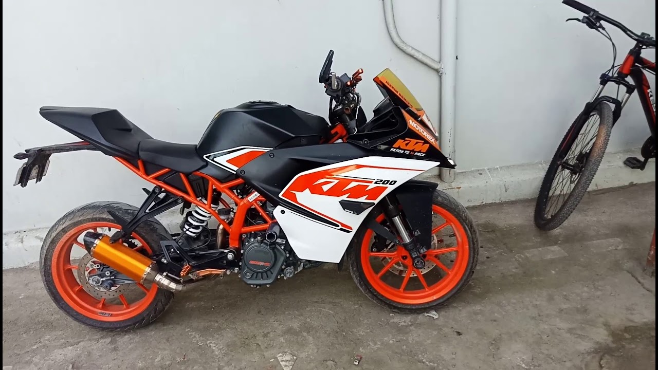 KTM RC200 MODIFICATIONS - YouTube