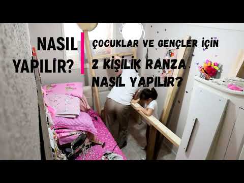 AHŞAP RANZA NASIL YAPILIR!? 🤔 how is it made bunk bed