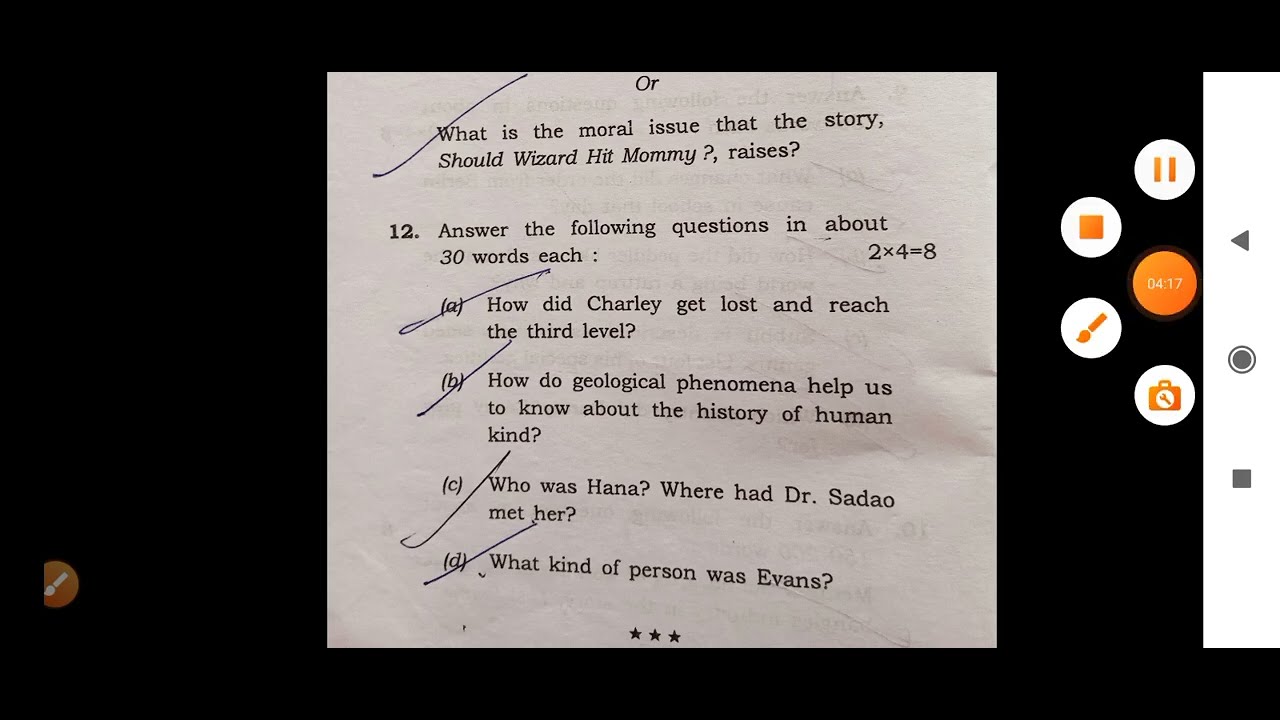 H.P board Class 12th English previous year question paper,H.P board ...