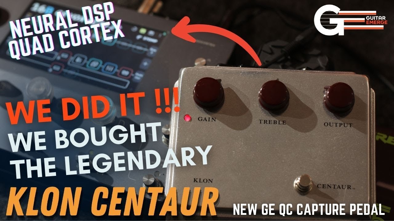 Neural DSP Quad Cortex - (Capturing The Legendary Klon Centaur!) - YouTube