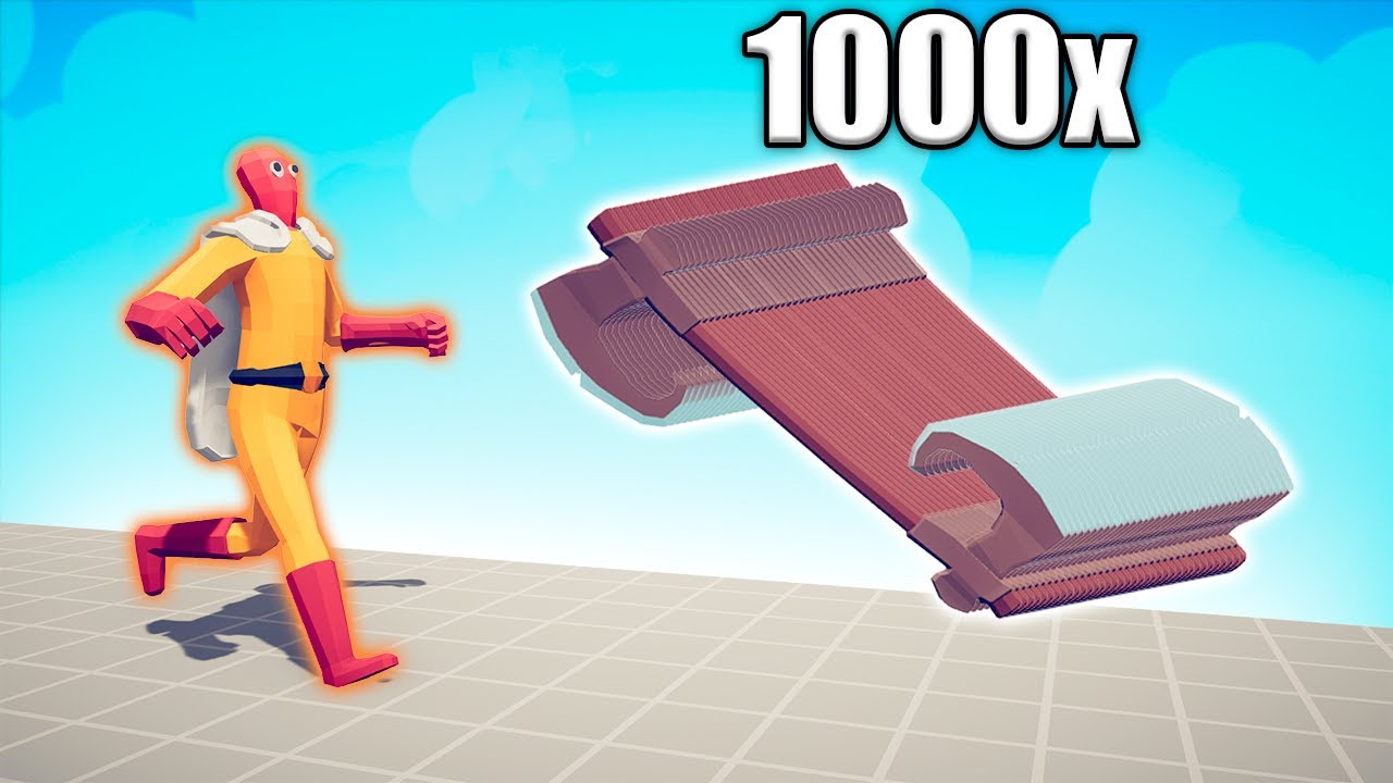 1000x OVERPOWERED AXE THROWER vs UNITS - TABS | Totally Accurate Battle ...