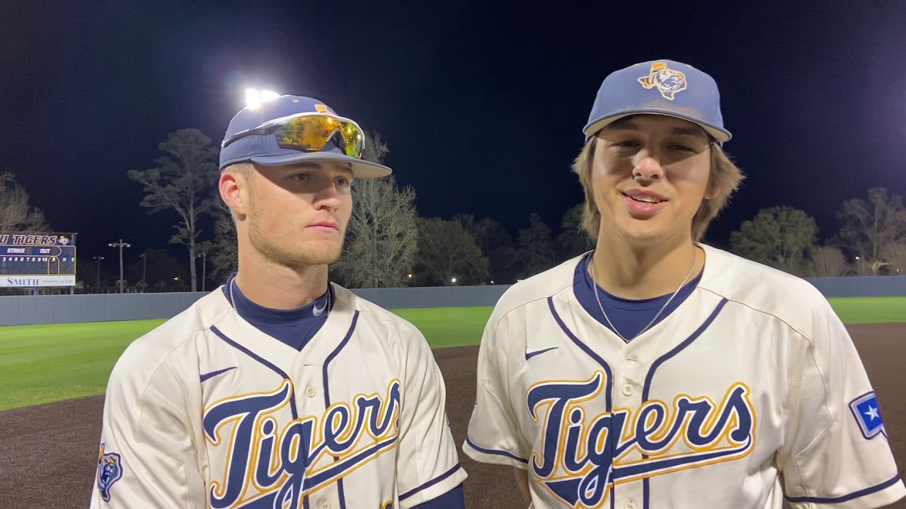 @ETBU_Baseball | Postgame vs. CTX - Blake Corbin and Ford Spigener ...