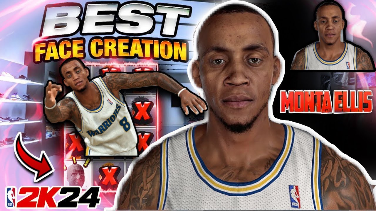 Monta Ellis Face Creation In 2K24 - *BEST* Monte Ellis Face Creation In ...