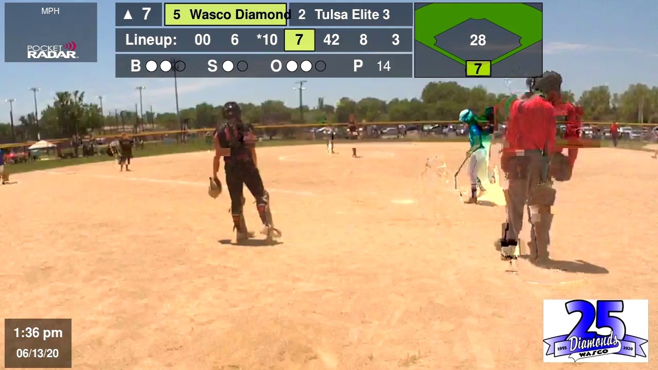 Wasco Diamonds 16UWM vs Tulsa Elite 316 16U 03 (2020.06.13) - YouTube