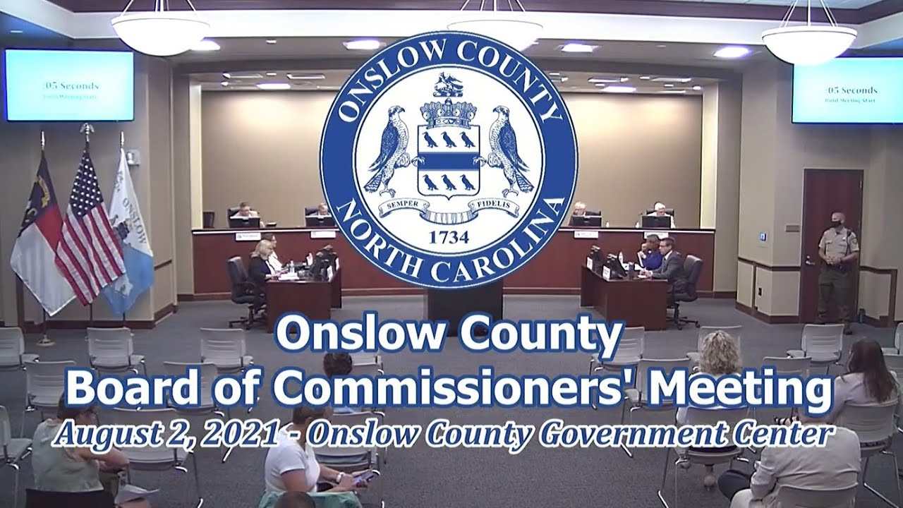 Onslow County Commissioner's Meeting - YouTube