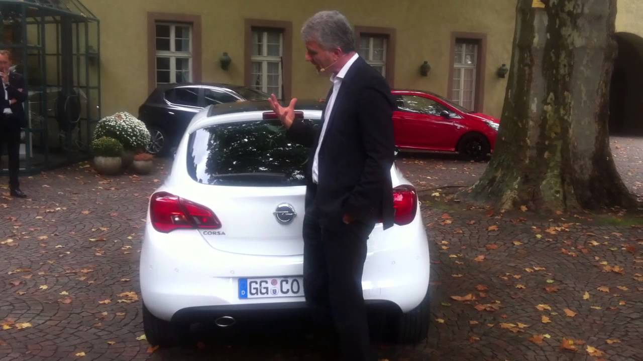 Chief designer Mark Adams and new Opel Corsa - YouTube