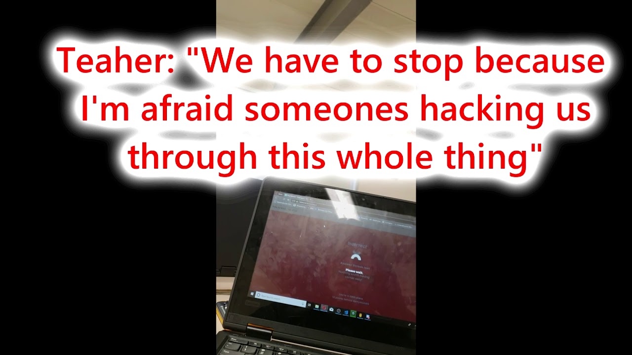 Botting A Peaceful Classroom Kahoot Game - YouTube