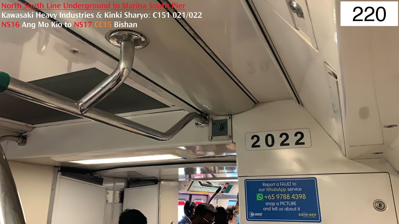 ⁴ᴷ [Less non-KSF?] SMRT Trains, NSL Train Ride [AMK → Bishan ...