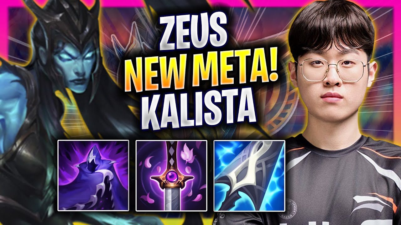 ZEUS TRIES NEW META KALISTA TOP! - HLE Zeus Plays Kalista TOP vs Warwick! | Season 2025 - YouTube