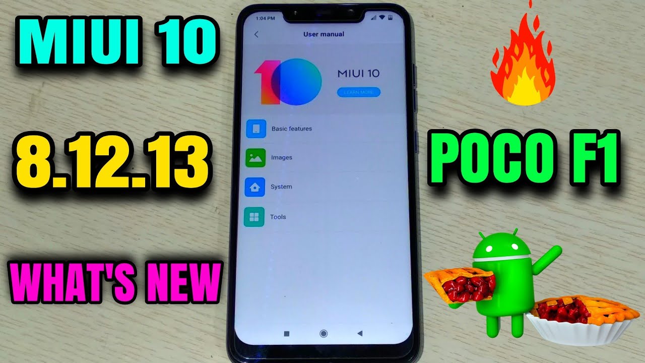 POCOPHONE F1 MIUI 10 Beta 8.12.13 Update | POCO F1 Android pie 9.0 ...