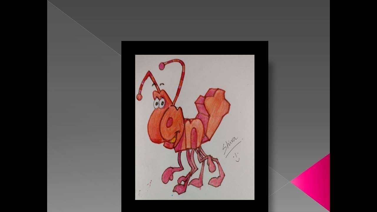 Word World ANT| Word World ANT Drawing | DRAW & LEARN - YouTube