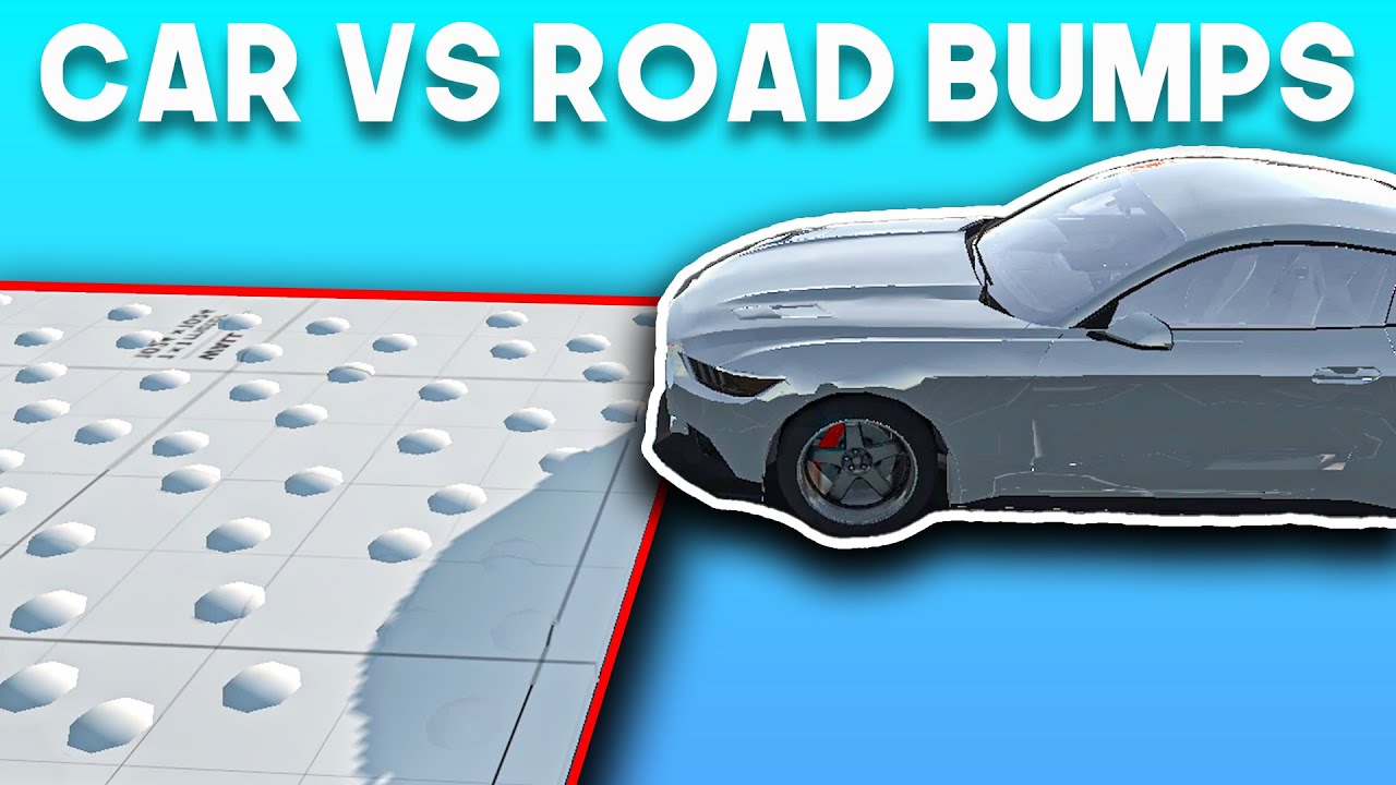 Car vs Small Random Road Bumps | DriveX Car Crash 60fps Gameplay - YouTube