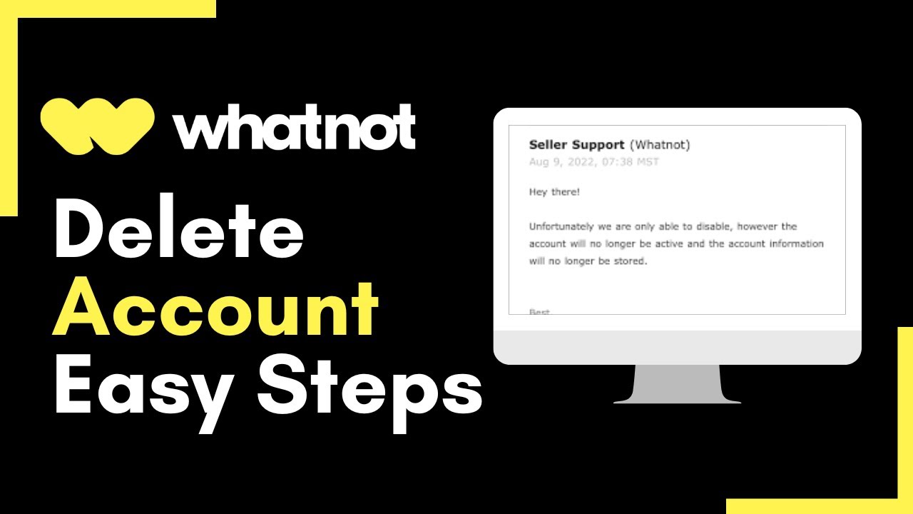 How to Delete Whatnot Account ! - YouTube