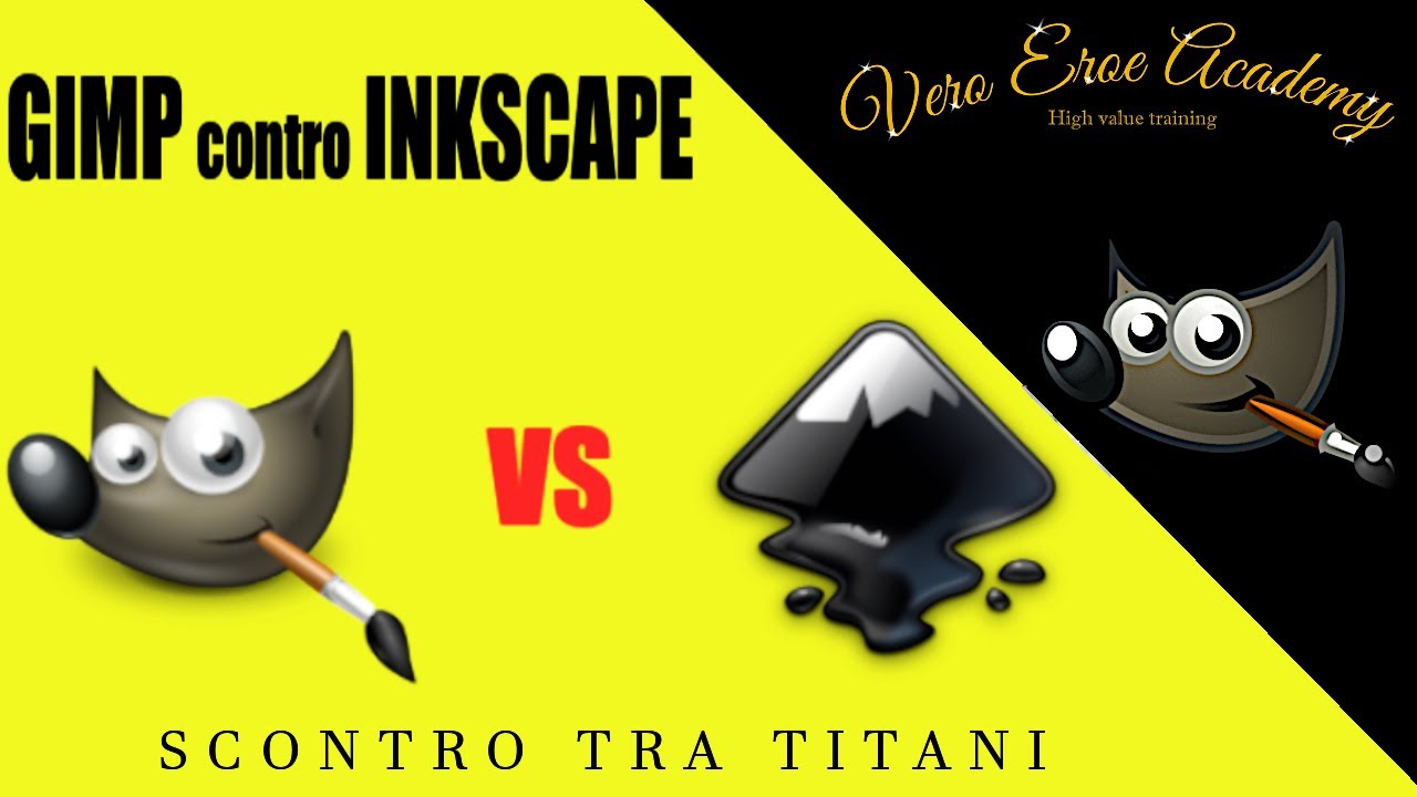 GIMP CONTRO INKSCAPE - GIMP VS INKSCAPE - YouTube