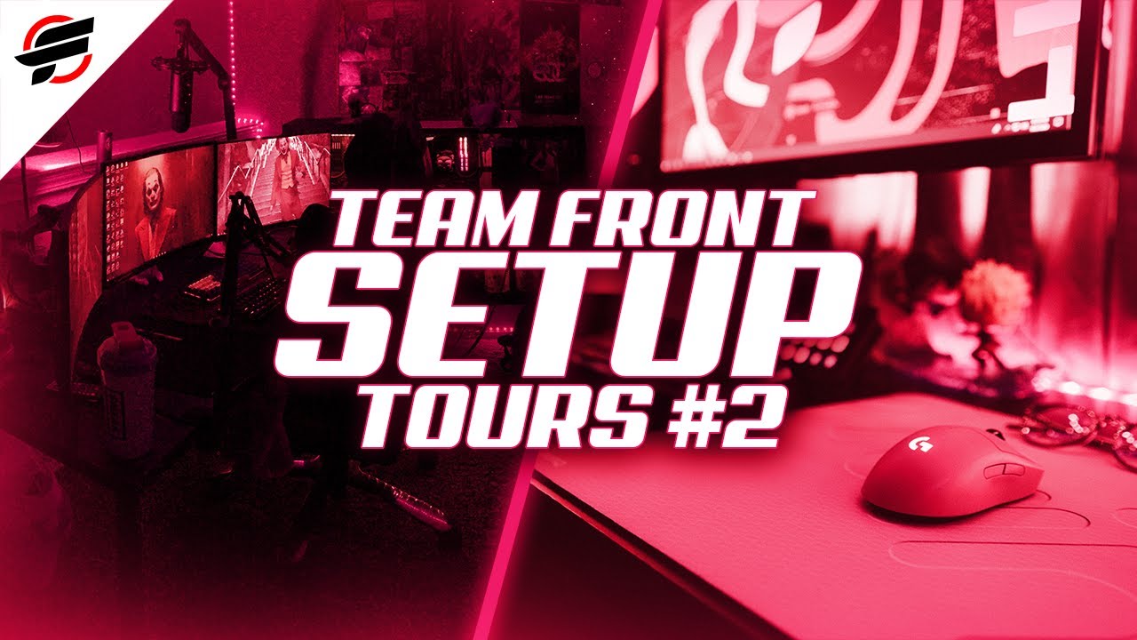 TEAM FRONT GAMING SETUP TOURS ($100,000) - YouTube