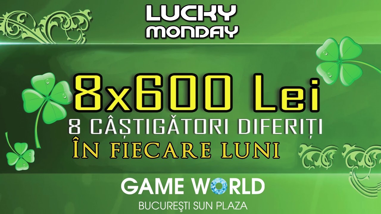 Lucky Monday at GAME WORLD SUN PLAZA - YouTube