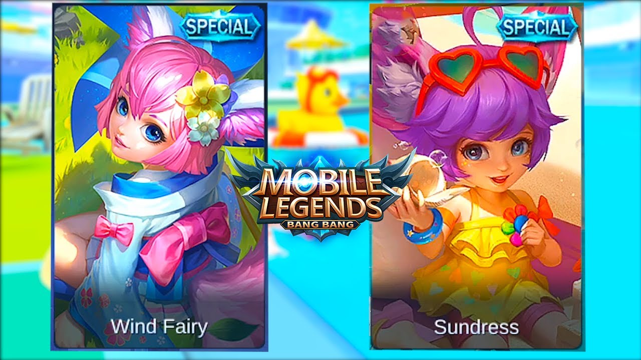Nana | Sundress Skin VS Wind Fairy Skin | Mobile Legends Bang Bang ...