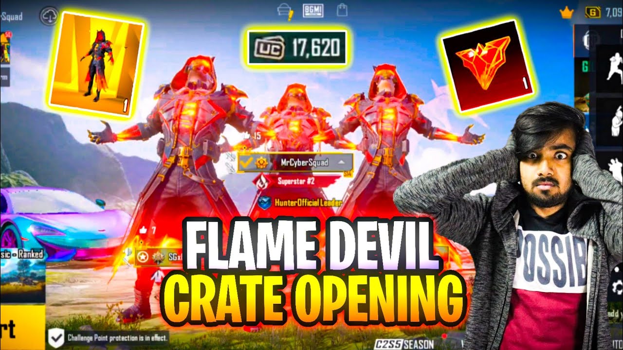 😱17000UC FOR NEW FLAME WRAITH ULTIMATE OUTFIT- FLAME DEVIL CRATE ...
