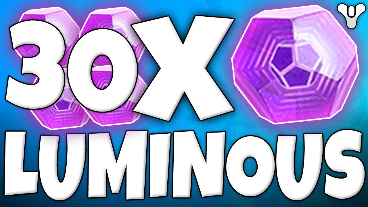Destiny 2 - Opening 30 x LUMINOUS / POWERFUL ENGRAMS!! - YouTube