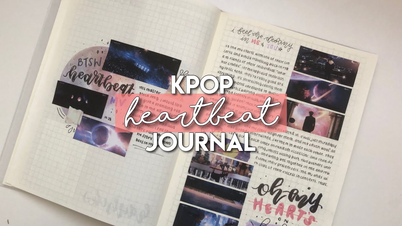 heartbeat music video | kpop journal with me → bts - YouTube