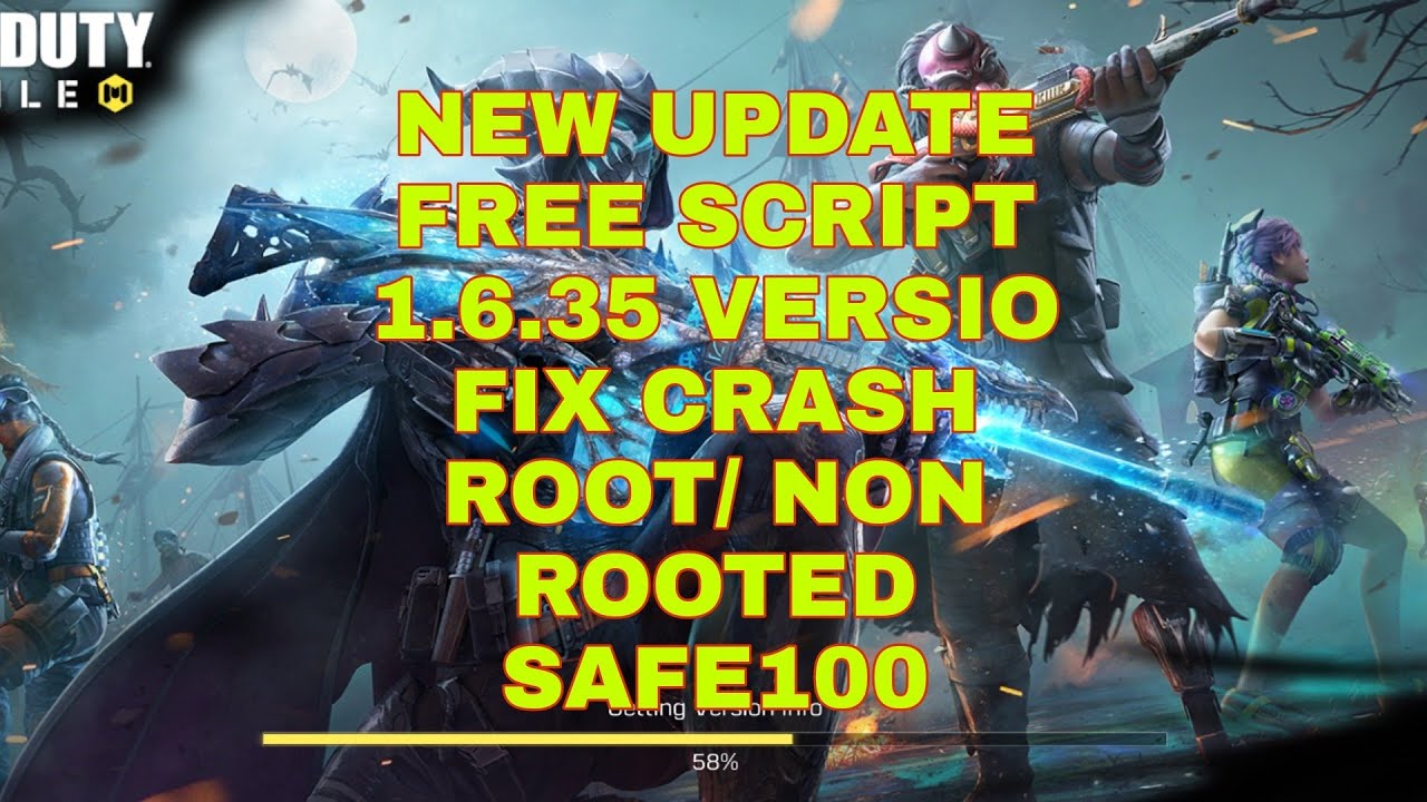 CODM GARENA NEW UPDATE FREE SCRIPT SAFE FOR MAIN - YouTube