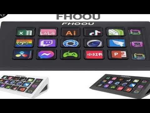 StreamDeck Mini Visual Keyboard 15Keys Stream Deck LCD Button Live Content Creation Controller ...