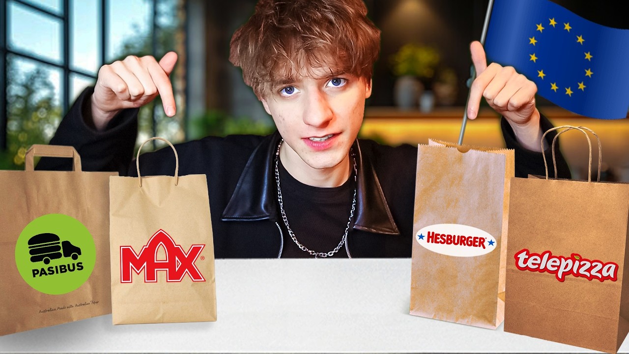 I Tried Every European Fast Food Chain! - YouTube
