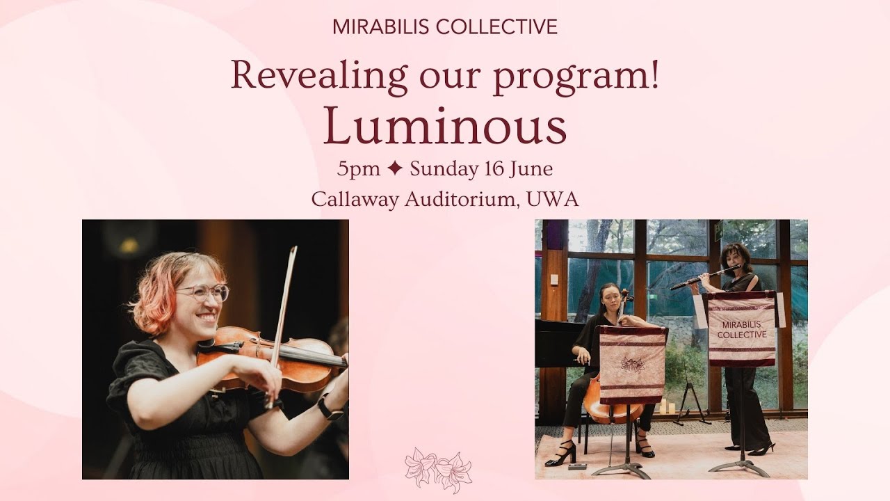 Luminous Concert Program Reveal | Celebrating Female Composers ...