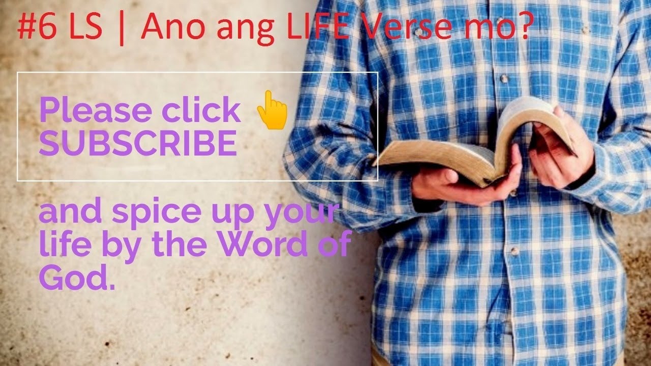 #6 LS | Ano ang LIFE Verse mo? - YouTube