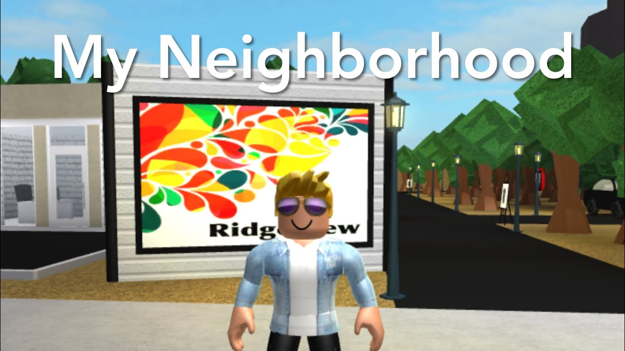 Building a Neighborhood in Bloxburg/ Roblox Bloxburg - YouTube