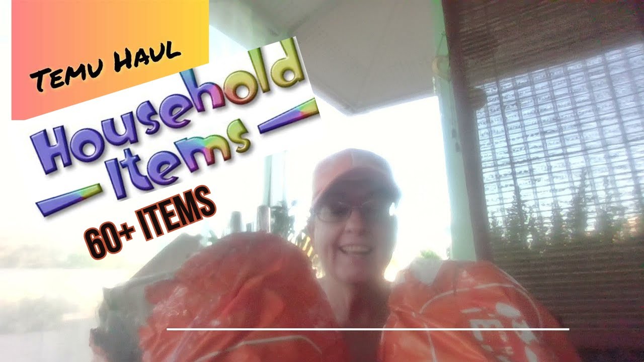 TEMU HOUSEHOLD HAUL - 65+ ITEMS! - YouTube