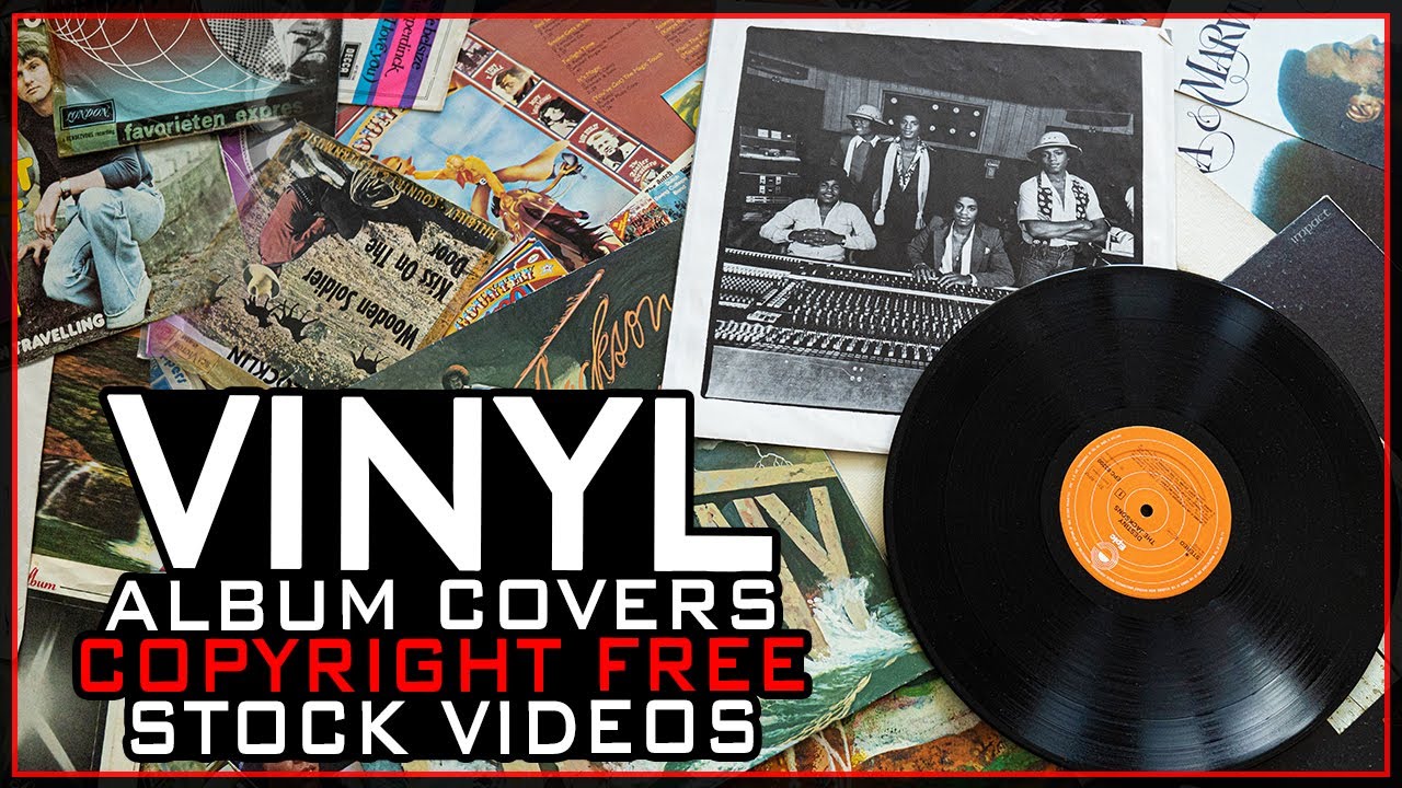 Vinyl Album Covers - Copyright Free Stock Footage - YouTube