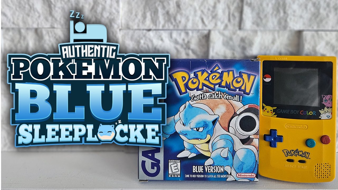 Authentic Pokemon Blue Sleeplocke (Part 2) - YouTube