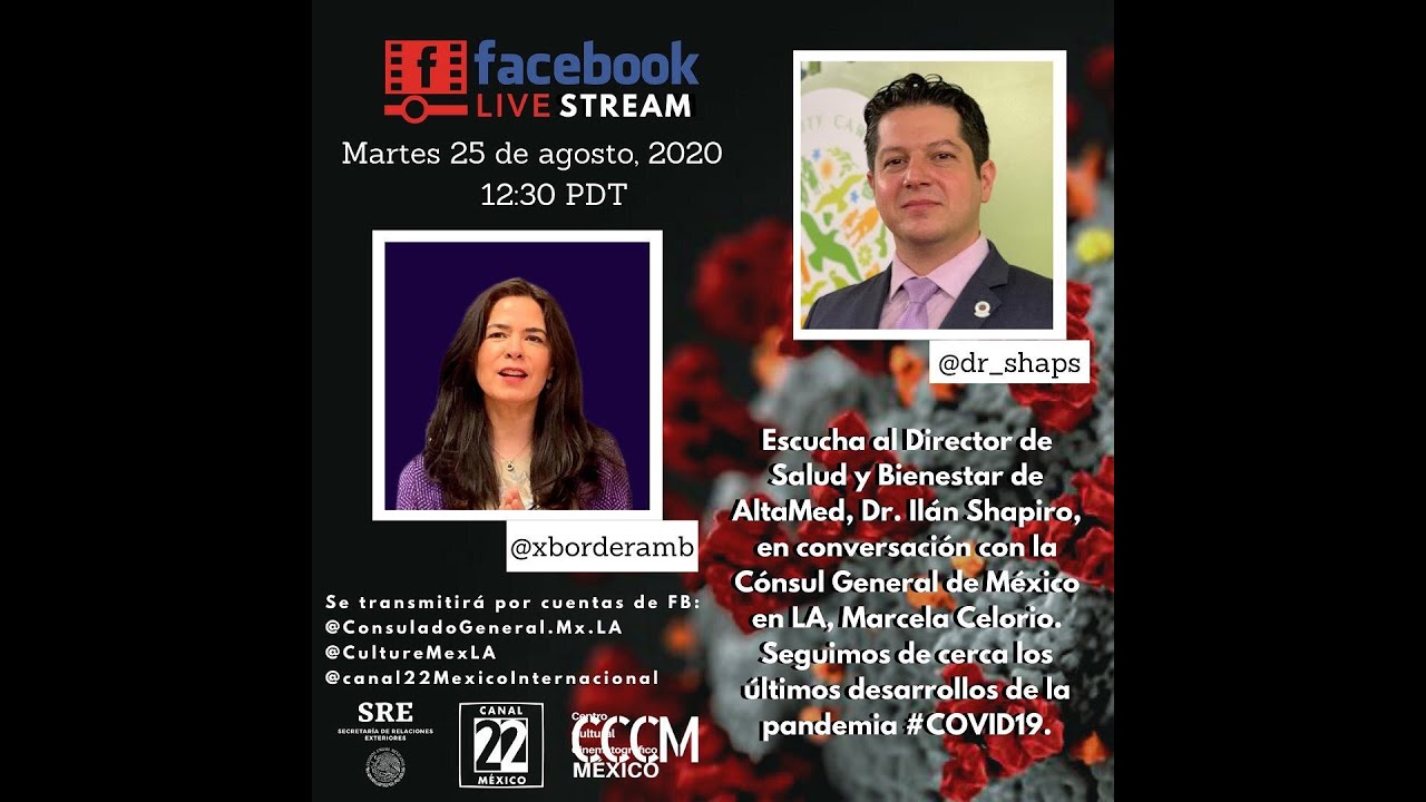 Conversación con el Doctor Ilan Shapiro: 25 agosto 2020 - YouTube