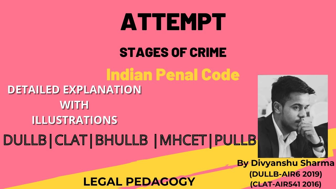 Attempt | Stages Of Crime | Inchoate Offences | Criminal Law - YouTube