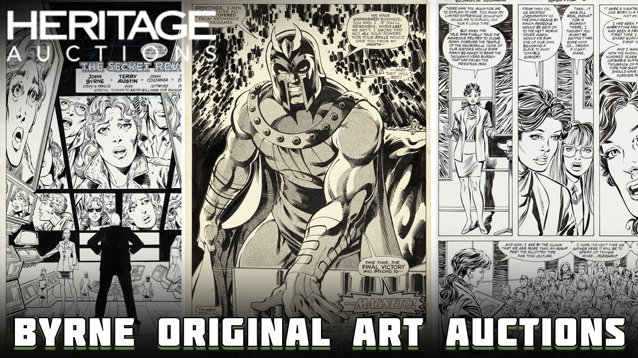 PRICELESS John Byrne Original Art Pages at Heritage Auction - YouTube