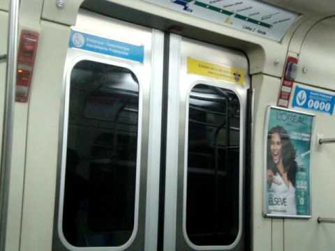 Metrô-SP ↨ Linha 2 Verde entre as Estações Ana Rosa e Paraíso. - YouTube