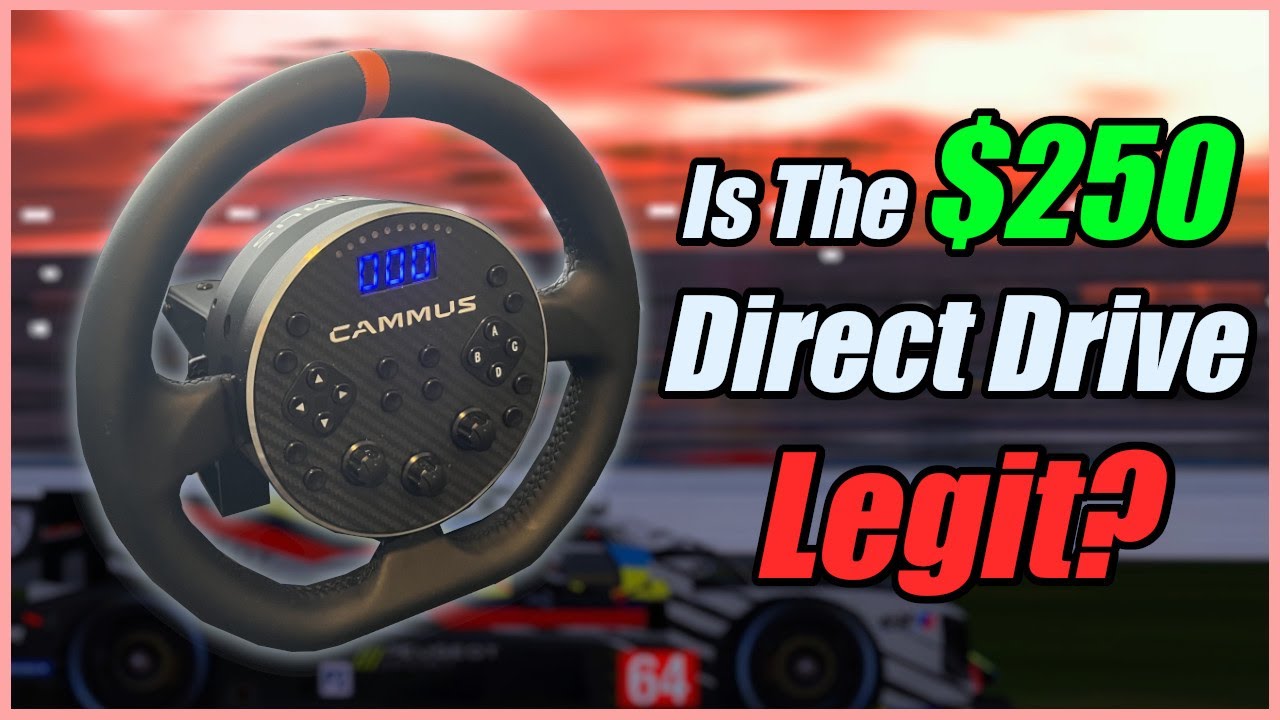 FIRST TIME EVER Using a Direct Drive Wheel | Cammus C5 Wheel ...