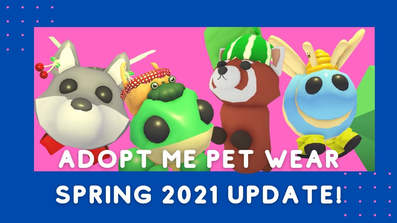 ADOPT ME NEW SPRING PET WEAR SHOPPING | COMPLETE LIST OF PET WEAR - YouTube