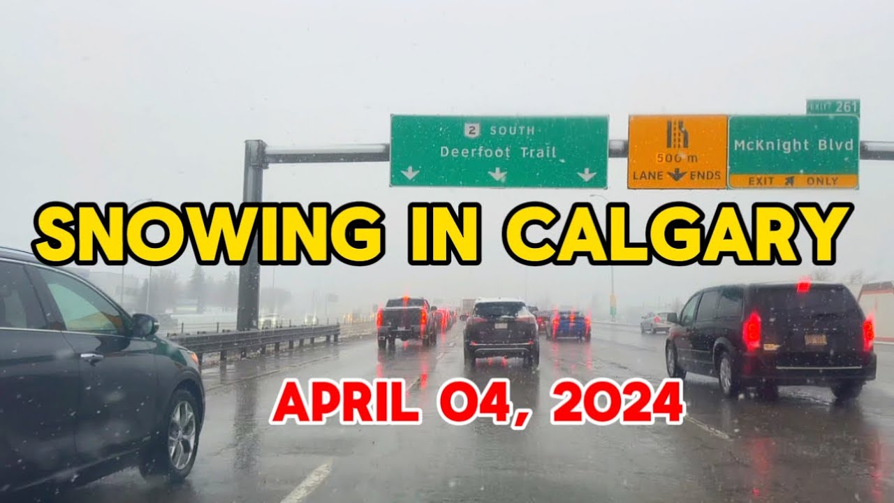 Winter conditions in Calgary lead to traffic and crashes on Highway 2 ...